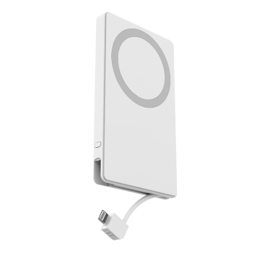 onn 5,000 mAh Portable Battery with Built in Lightning Cable, MFI ...