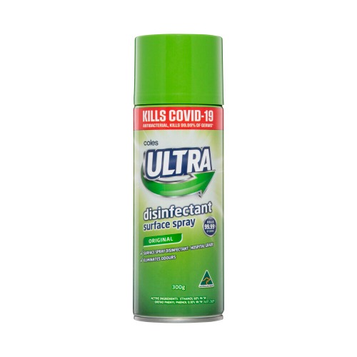 Coles Ultra Disinfectant Surface Spray Original | 300g | Home Tester Club