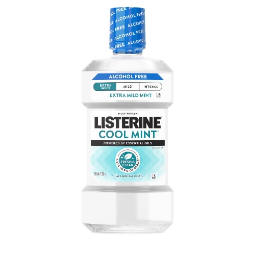 Listerine Cool Mint Alcohol Free Extra Mild | Home Tester Club