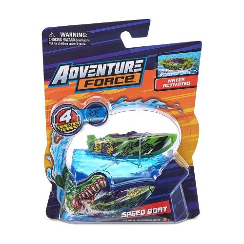 Adventure Force Speed Boat Fully Motorized Self-steering Play Boat Pack ...