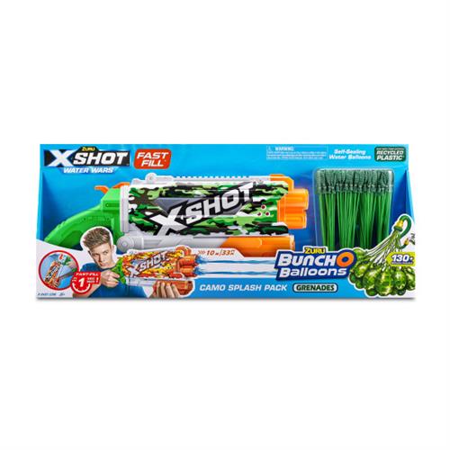 Bunch O Balloons Fast-Fill Pump Water Blaster and 130 Grenade Water ...