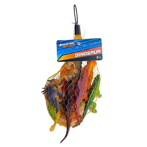 Adventure Force 8pc Realistic 4-inch Dinosaur Figures in Net Bag | Home ...