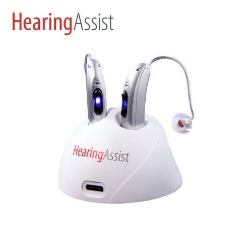 Hearing Assist CONTROL Rechargeable RIC Bluetooth Silver kit (2pc ...
